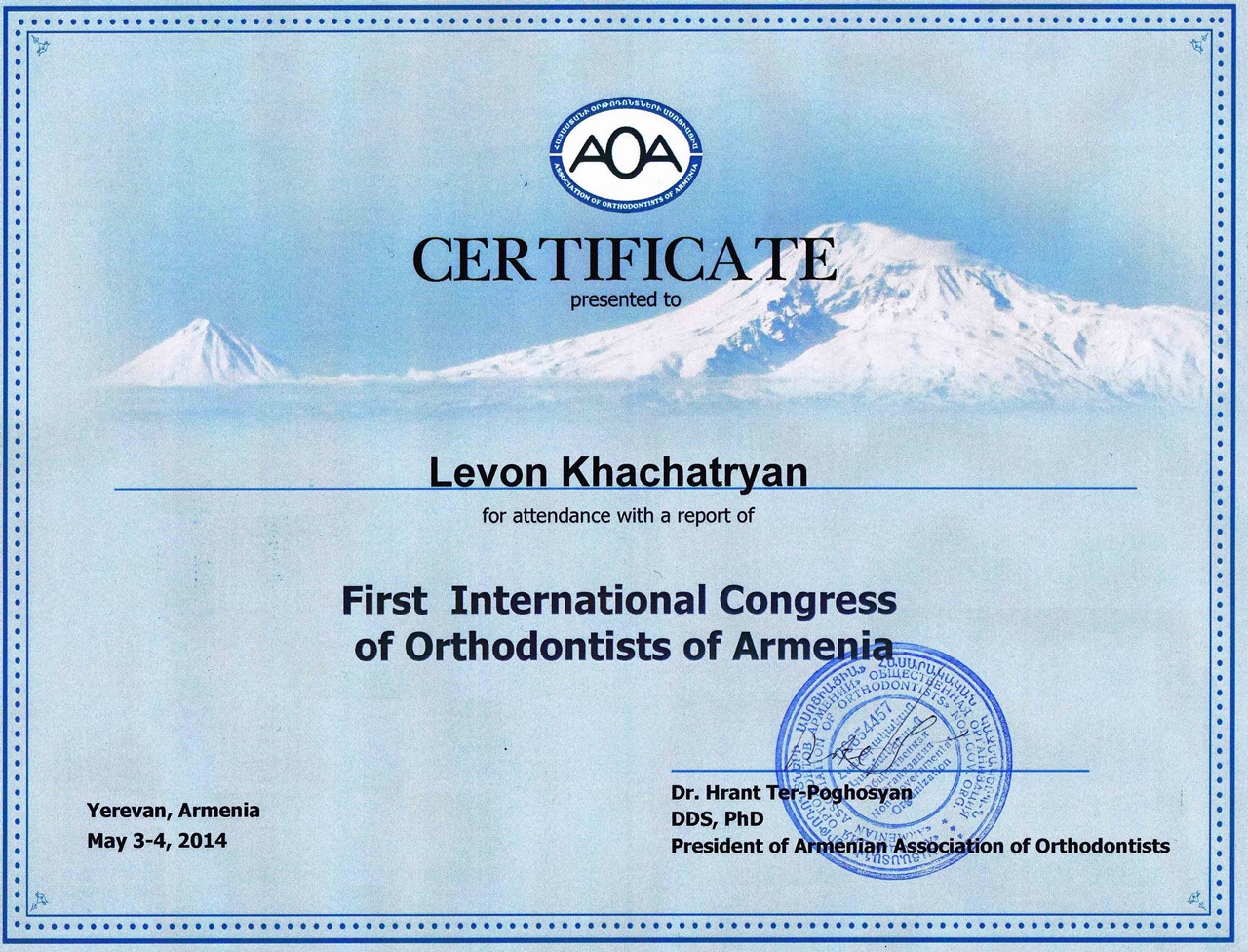 Dr. Levon Grigor Khachatryan